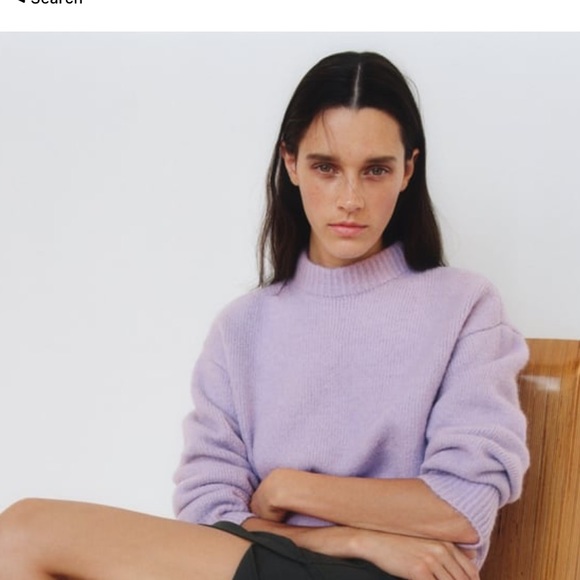 Zara | Sweaters | Zara Wool Blend Knit Sweater | Poshmark